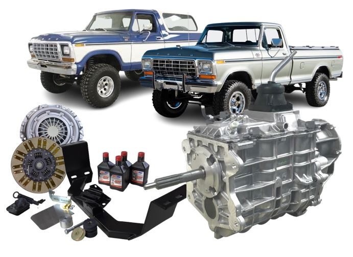 Mount, Ford NP205 Transfer Case, Fits 77-79 F-Series and 78-79 Bronco ...