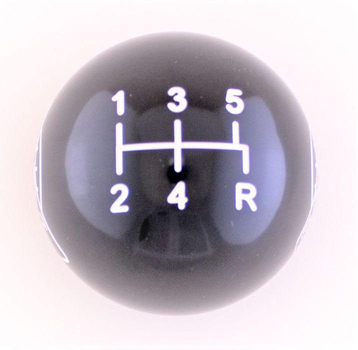 MDL 5-Speed Black Shift Ball in Brushed Aluminum/ 16mm used with Thread ...